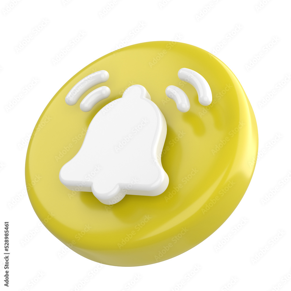 3D subscribe icon. Subscribe button. 3D element. Stock Illustration ...