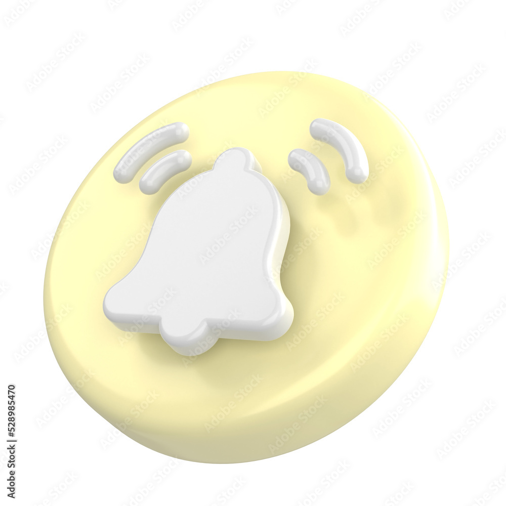 3D subscribe icon. Subscribe button. 3D element. Stock Illustration ...