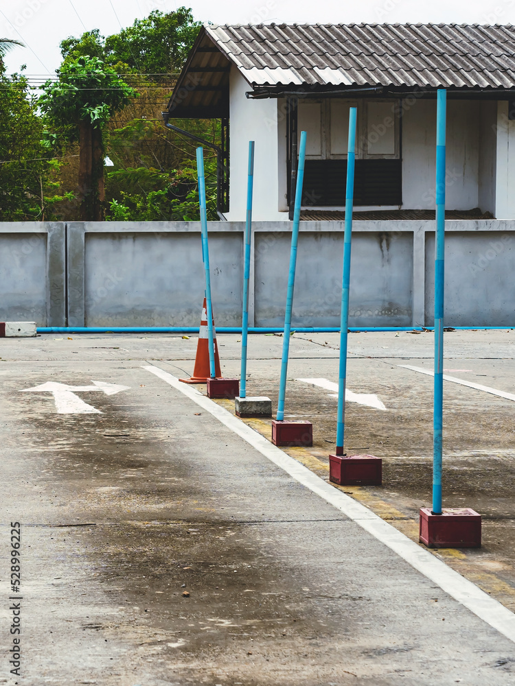 Driving test and training area with simulate test for driving license ...