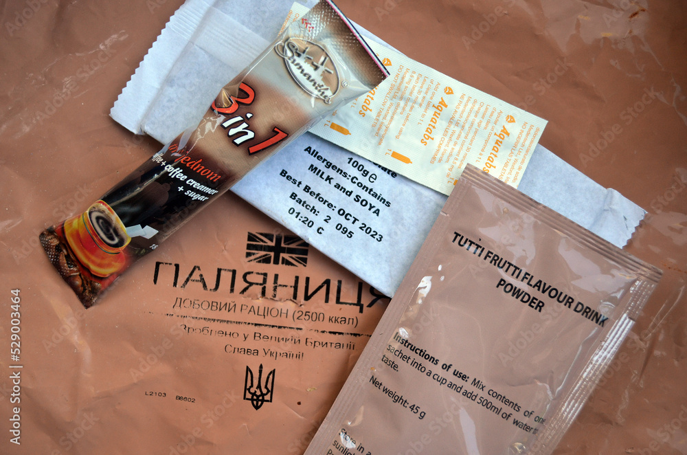 British military rations for Ukraine are being sold to civilians ...