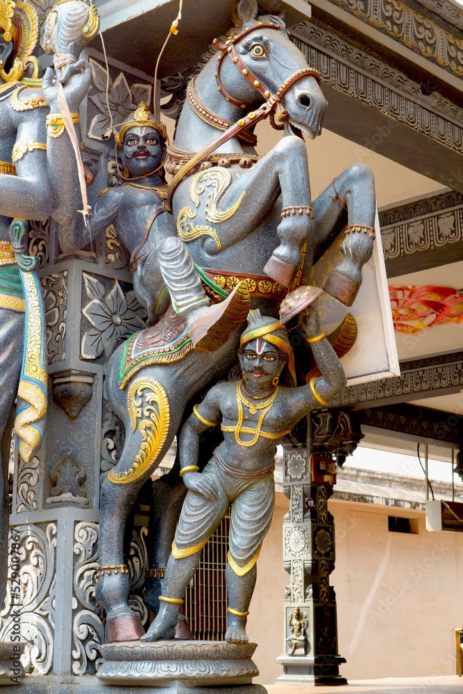 varaha, avatara, vishnu, temple, sculpture, incarnation, god, hindu ...