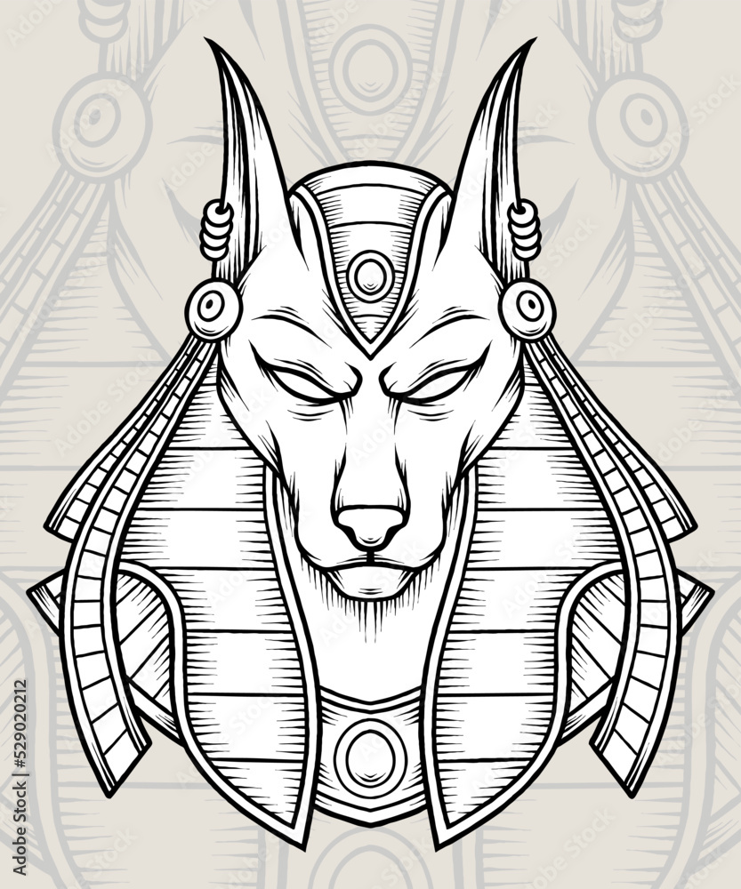 Anubis Drawing