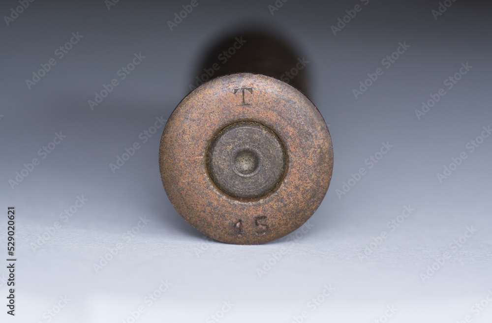 7.62 mm caliber Mosin rifle cartridge made in Russia, Tula factory in ...