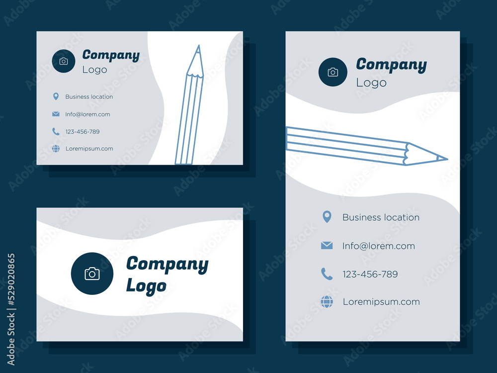 Carpenter business card template, handyman corporate marketing ...