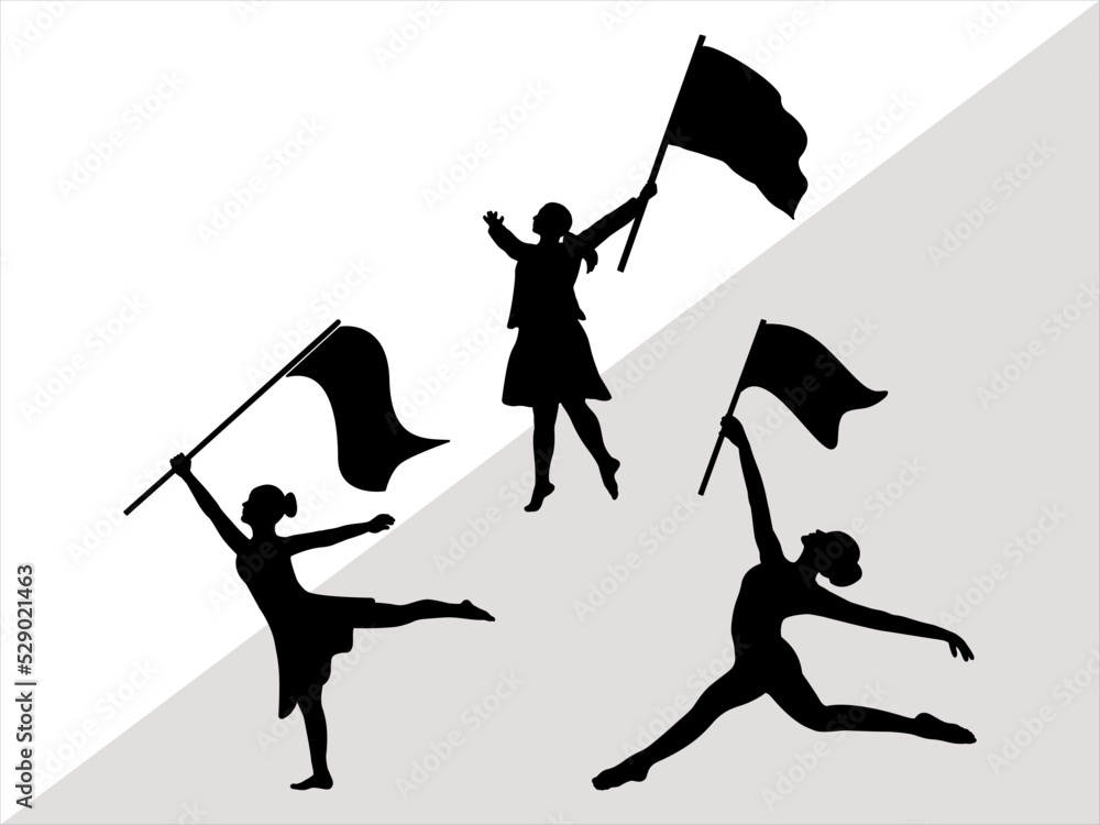 Color Guard Flags Svg, Color Guard Svg, Marching Band Silhouette, Male ... Color Guard Flags Svg, Color Guard Svg, Marching Band Silhouette, Male ...
