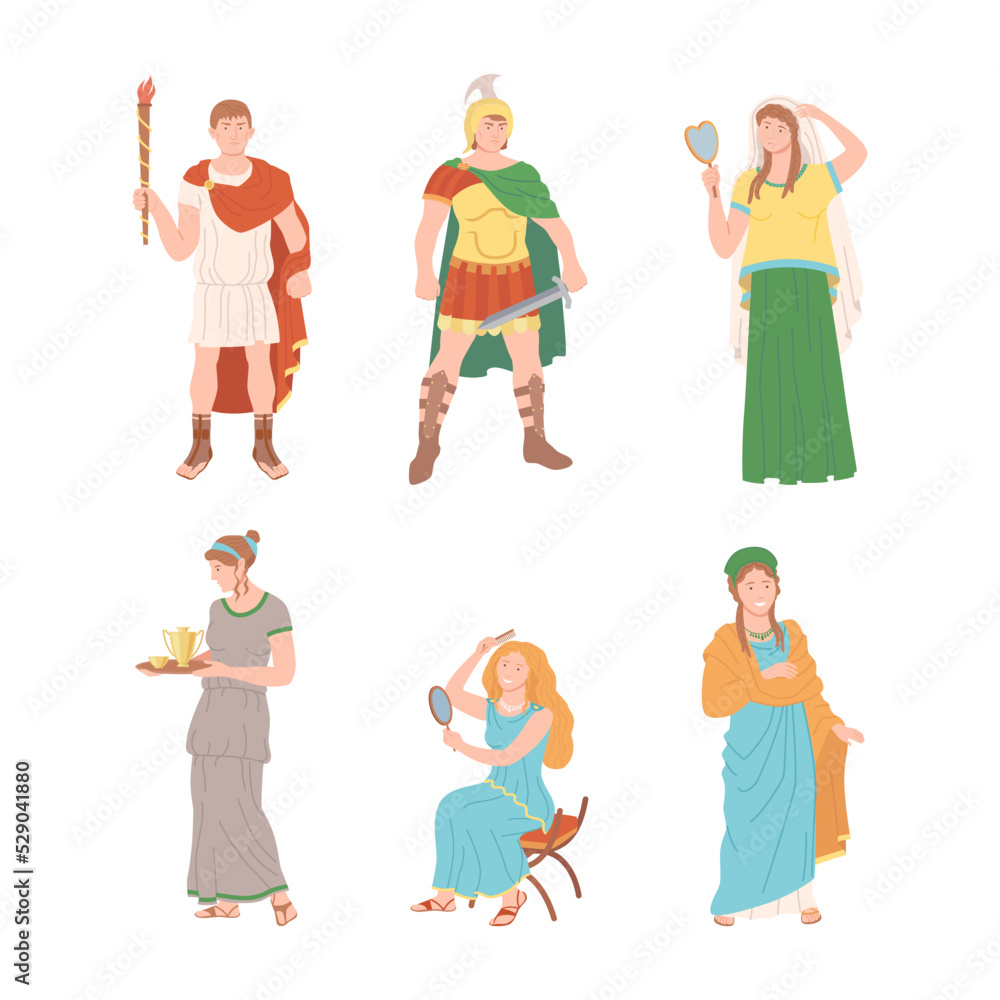 Roman People Characters as Cultural Ethnicity from Classical Antiquity ...