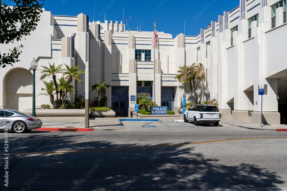 Beverly Hills, CA, USA - July 6, 2022: Beverly Hills Police Department ...