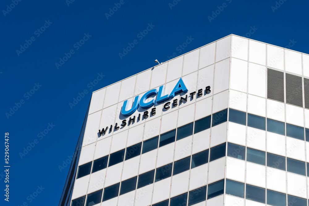 Los Angeles, CA, USA - July 6, 2022: UCLA Wilshire Center building in ...