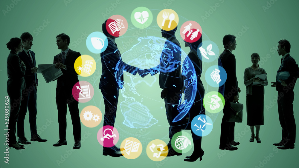 Environmental technology concept. Sustainable development goals. SDGs ...