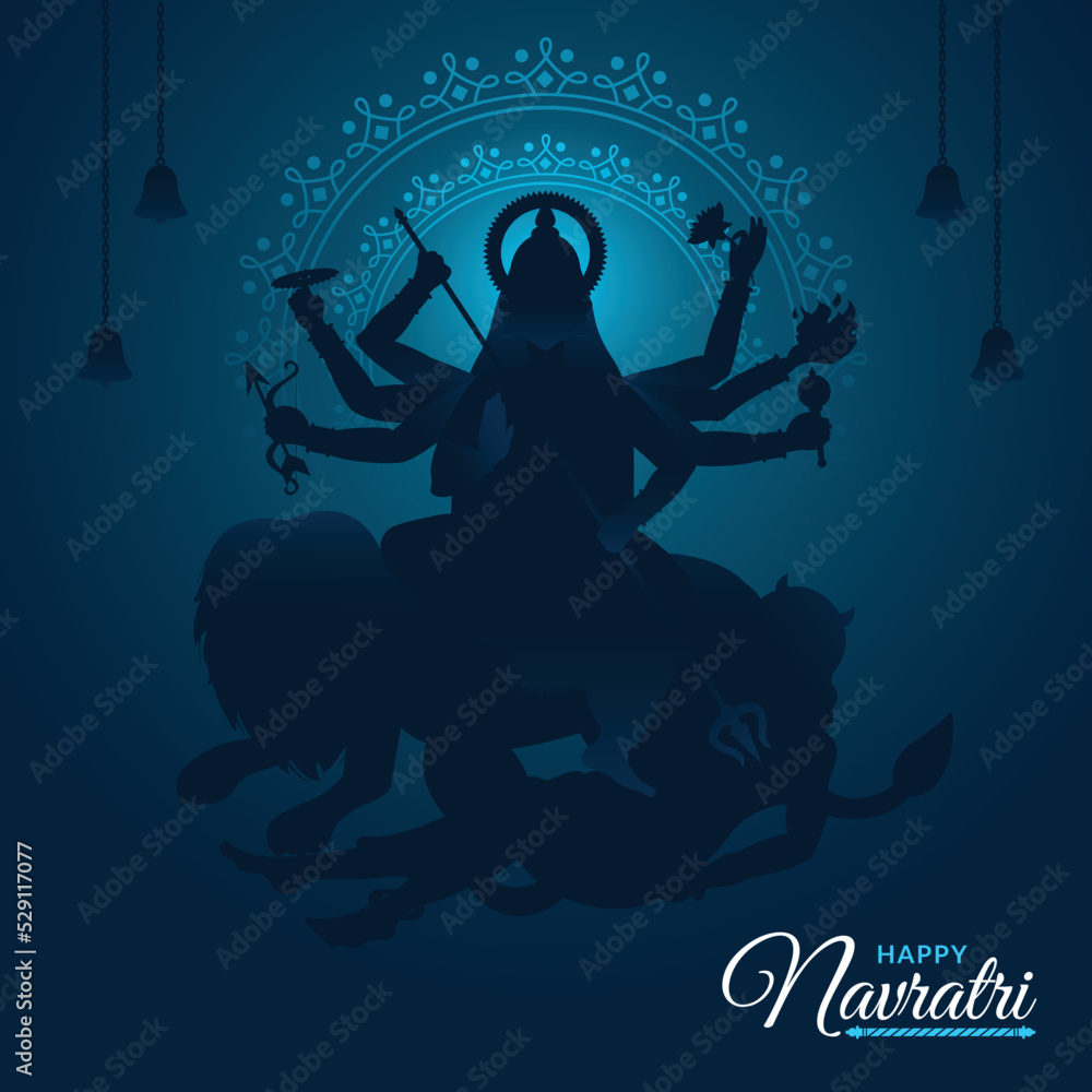 Goddess Durga, Shubh Navratri festival, Happy Dussehra and Durga Puja ...