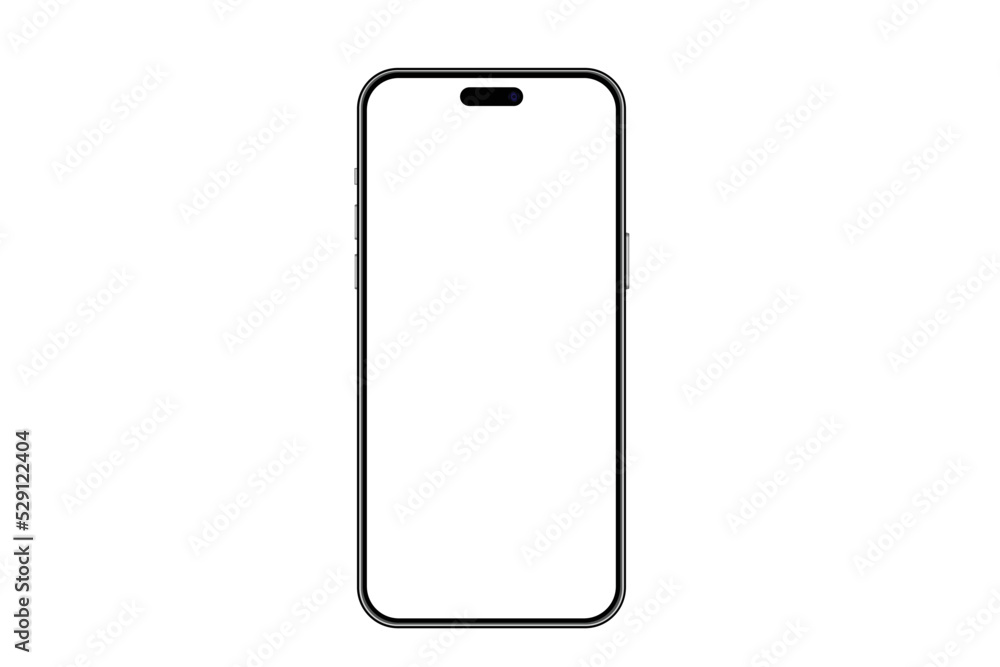 Mockup Iphone 15 Ultra or pro max Mock up Vector isolate screen iPhone ...