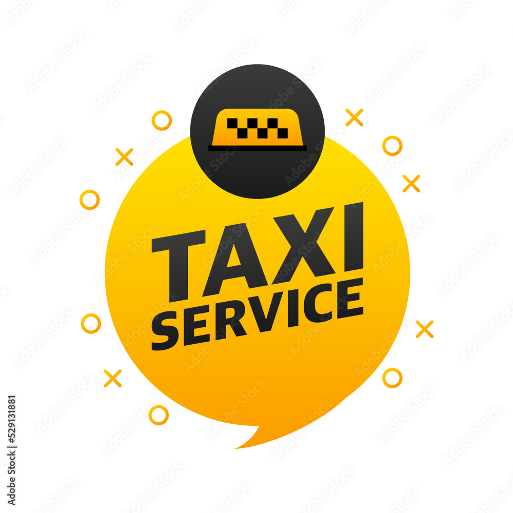 Taxi service, great design for any purposes. App logo concept. Brochure ...