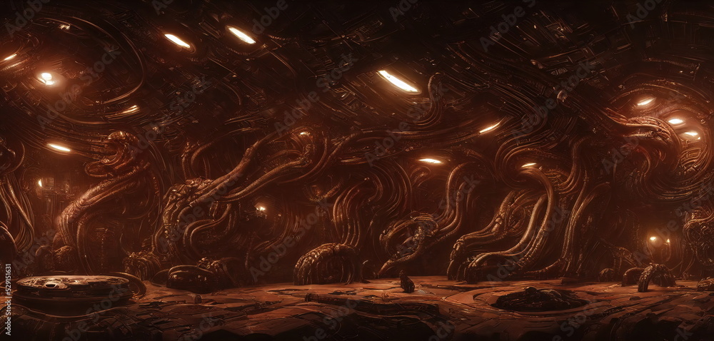 Extraterrestrial alien spaceship xenomorphs of extraterrestrial origin ...