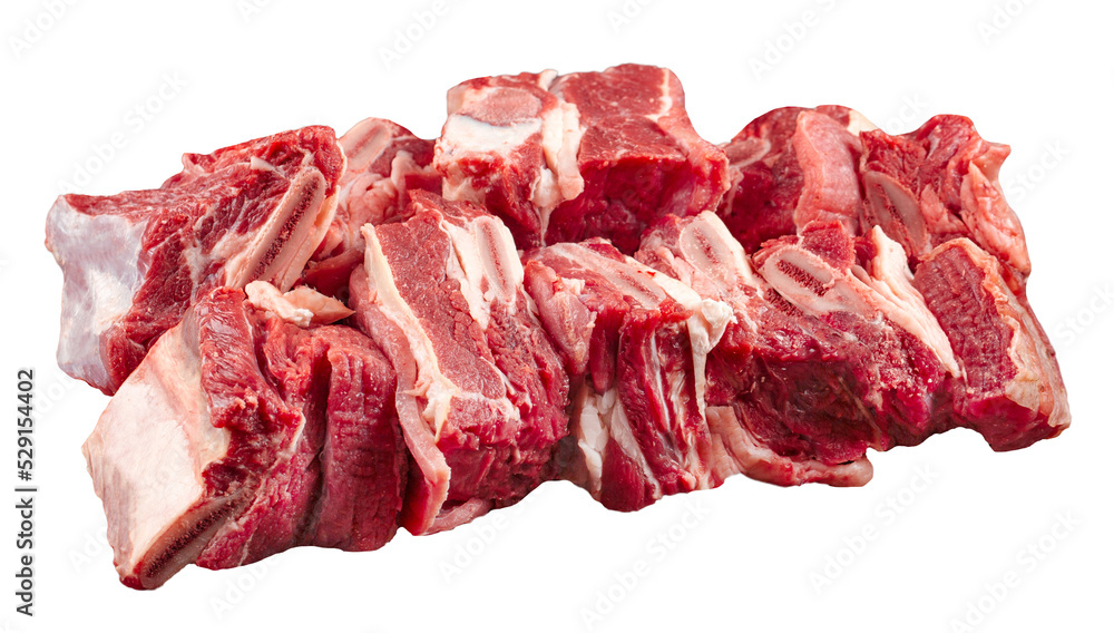 Isolated png raw mutton brisket png Stock Photo | Adobe Stock