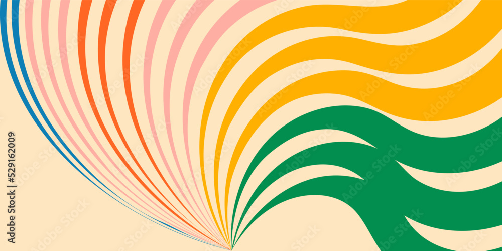 Funky Retro Background