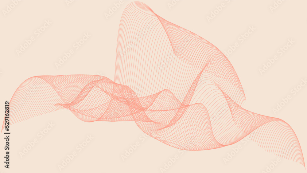 Vector illustration of flash tones pattern with nice curves transitons ...