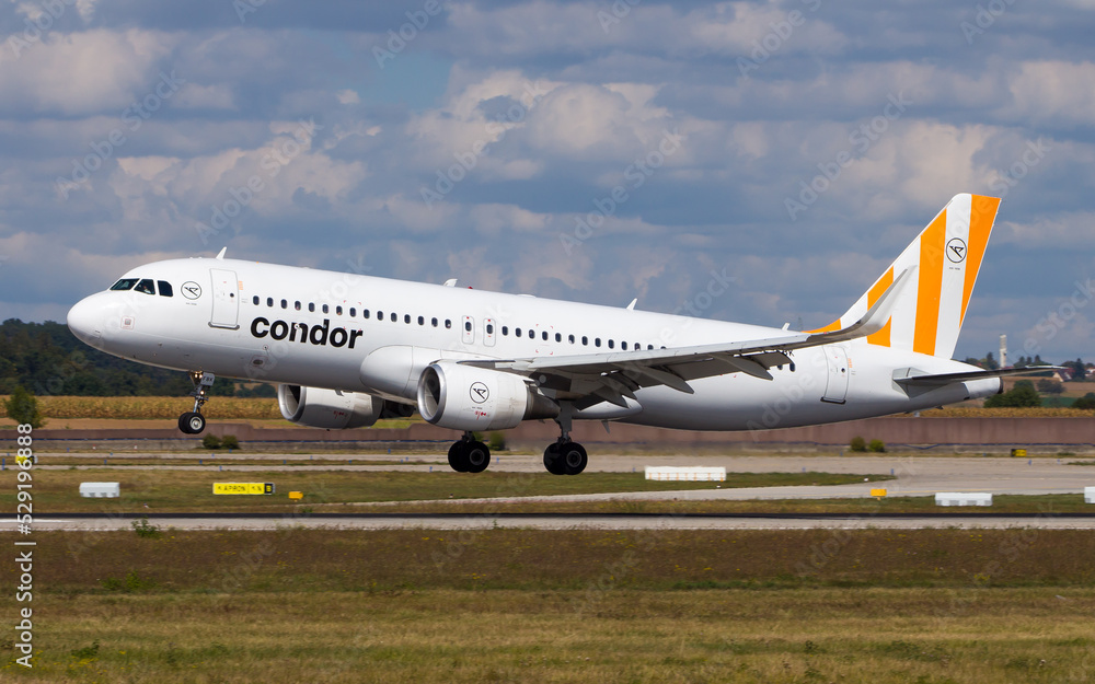 Condor operated by Bulgaria Air Airbus A320 aircraft (September 2022 ...
