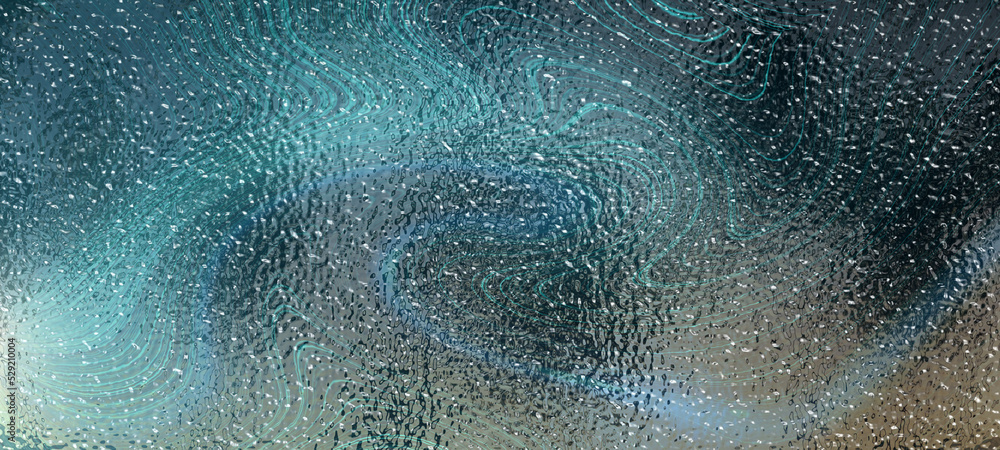 Multicolor matte surface. Plastic glass. Frosted winter window glass ...