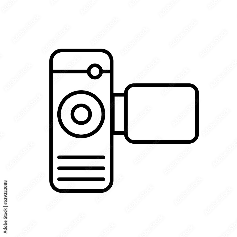 Handycam icon symbol sign vector illustration logo template Isolated ...