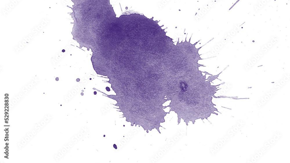 watercolor paint brush stroke. ink splash transition. Abstract inkblot ...