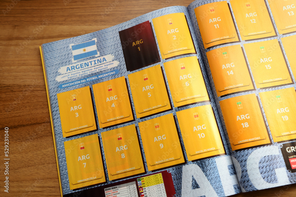 FIFA World Cup Qatar 2022. Panini Group. Stickers album. Group C ...