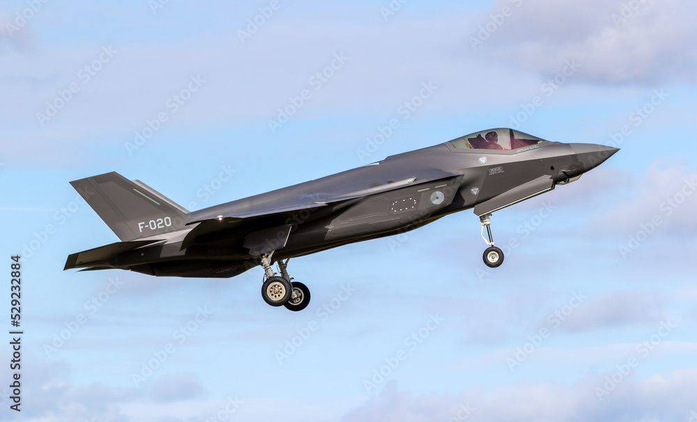 Royal Netherlands Air Force Lockheed Martin F-35 Lightning II fighter ...