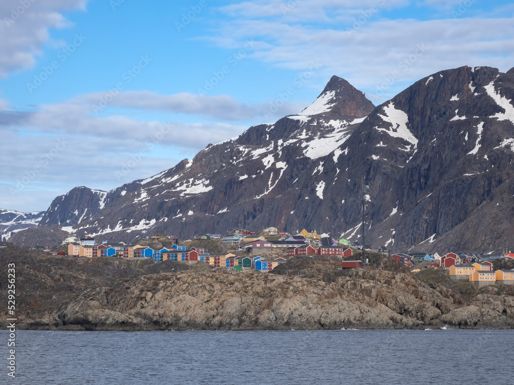 Sisimiut, formerly known as Holsteinsborg, the second-largest city in ...