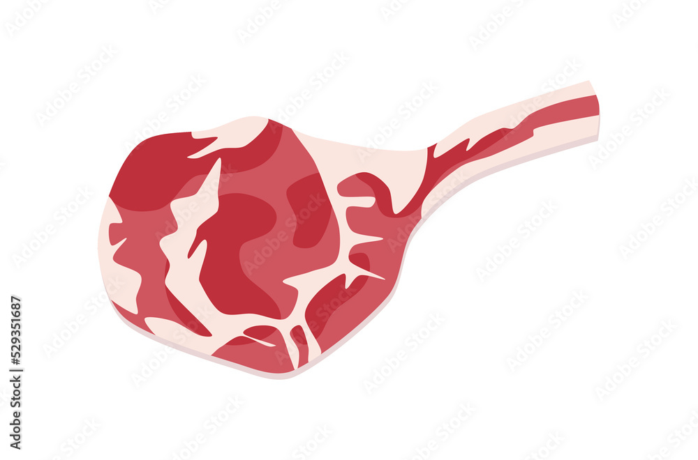 Fresh organic raw meat vector, fresh meat vector, organic food vector ...