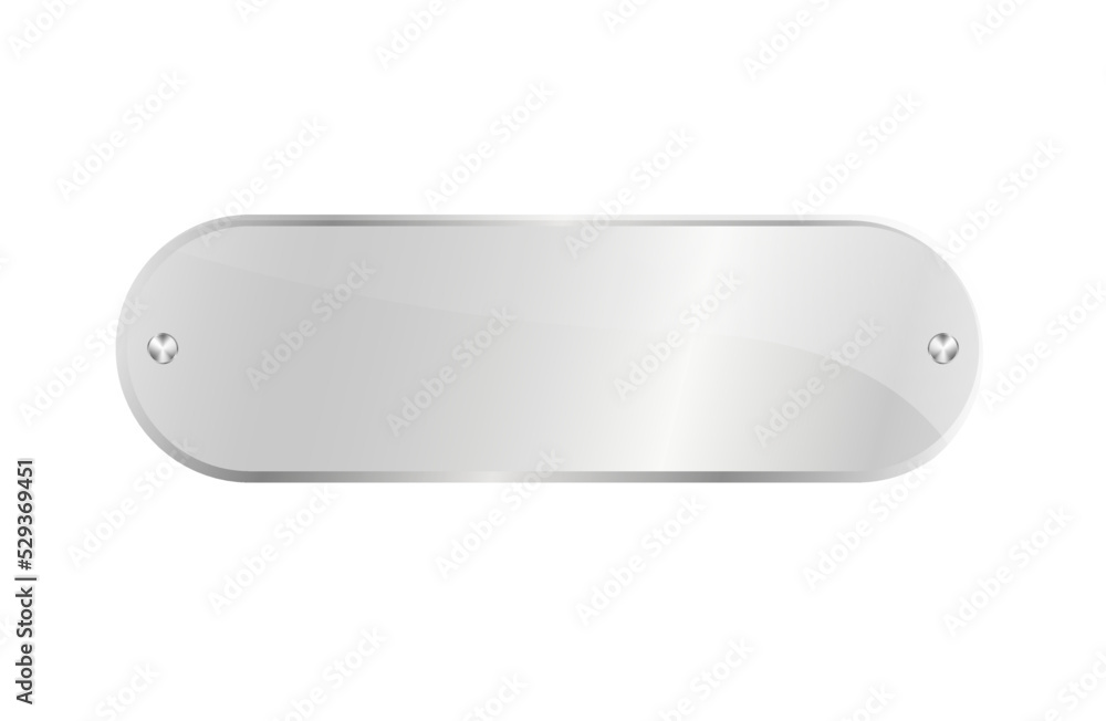 Clear acrylic signboard isolated icon. Glassy signage template, glass ... Clear acrylic signboard isolated icon. Glassy signage template, glass ...