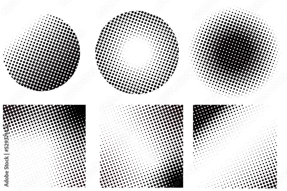 Half tone wallpaper, Dot background. Halftone texture, gradient dots ...