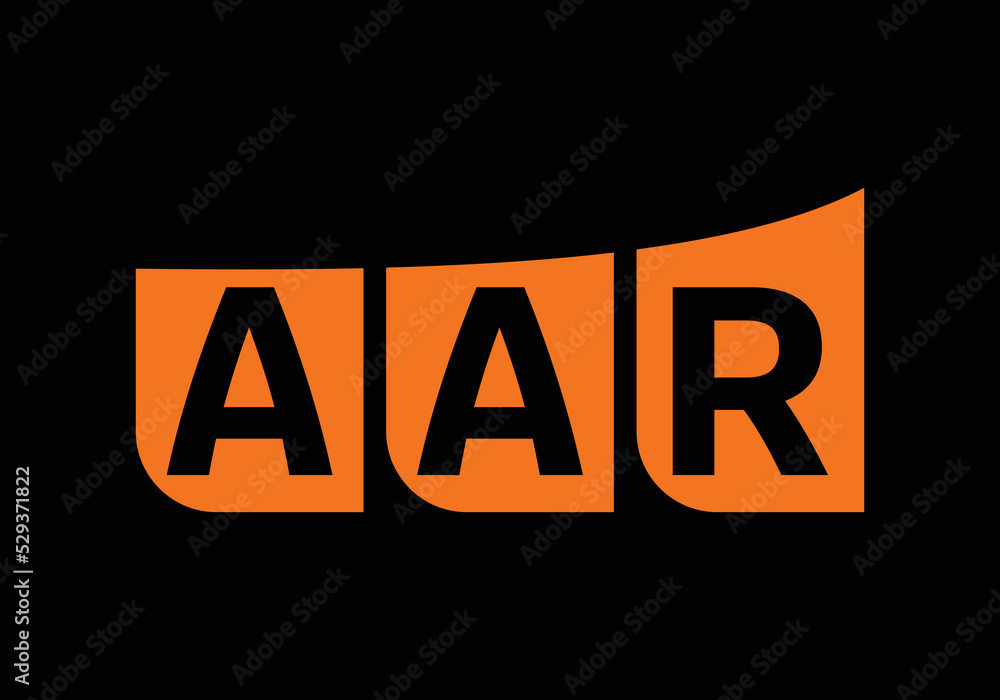 AAR Logo Design Template for Multiuse Initial Monogram Letter a a r ...