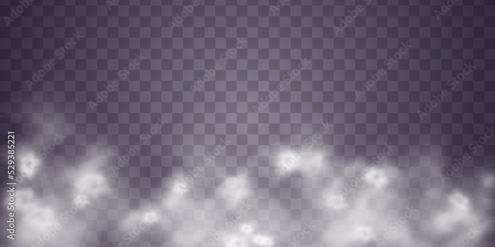 Special effect of steam, smoke, fog, clouds. Abstract gas on ...