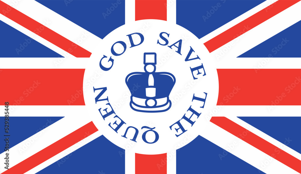 The Queens death. RIP, God save the Queen. Rest in peace poster with ...