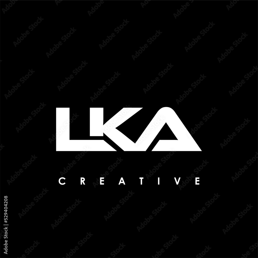 LKA Letter Initial Logo Design Template Vector Illustration Stock ...