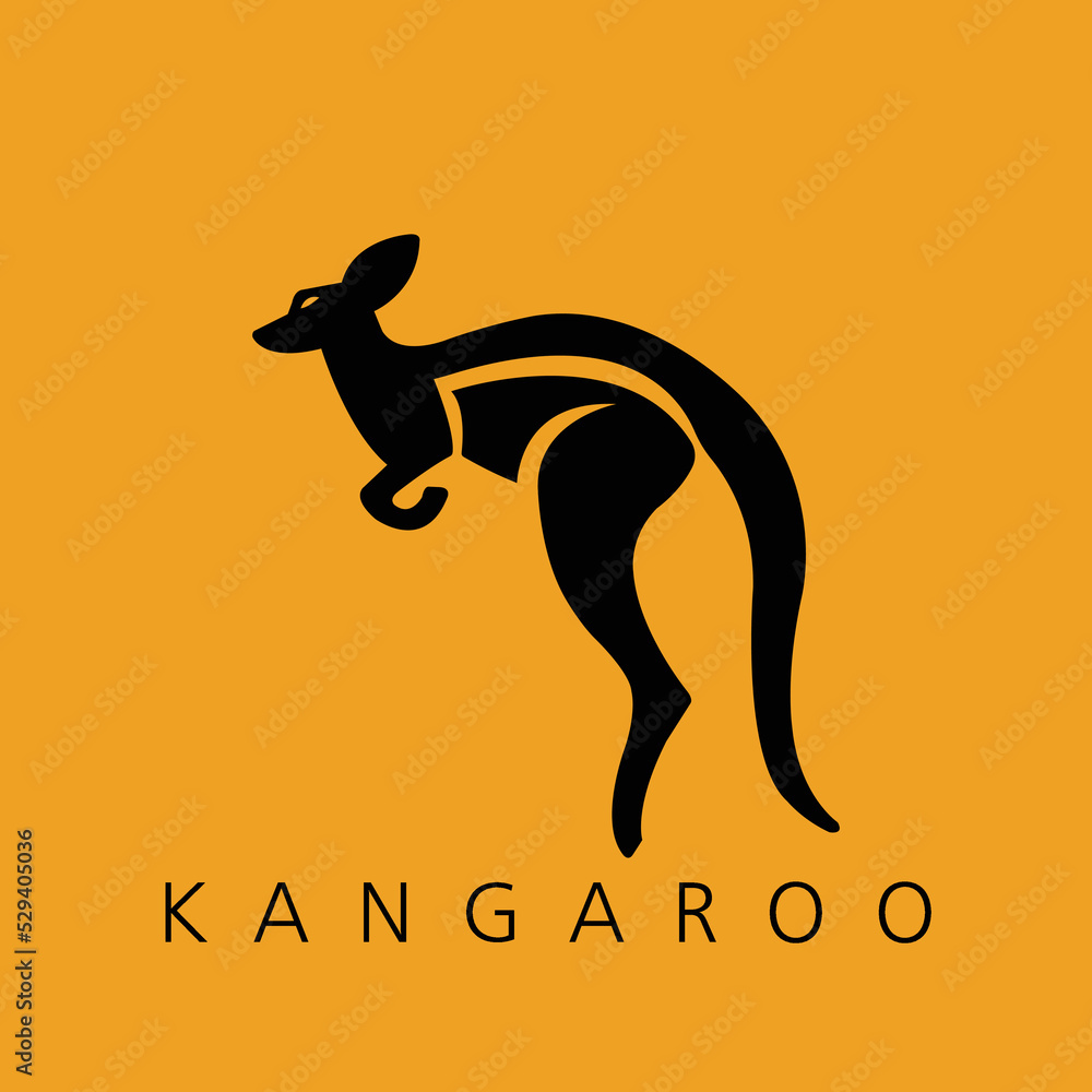 Kangoroo logo design. Awesome a modern kangoroo logo. A kangoroo ...