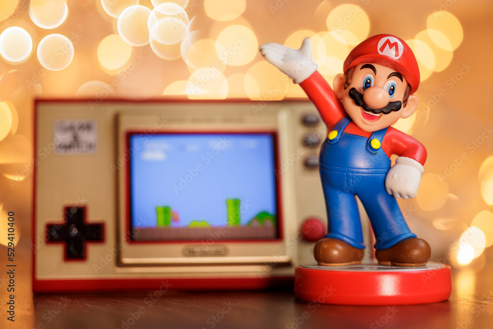 Foto Stock MOSCOW, RUSSIA - September 08, 2022: Super Mario Bros figure ...