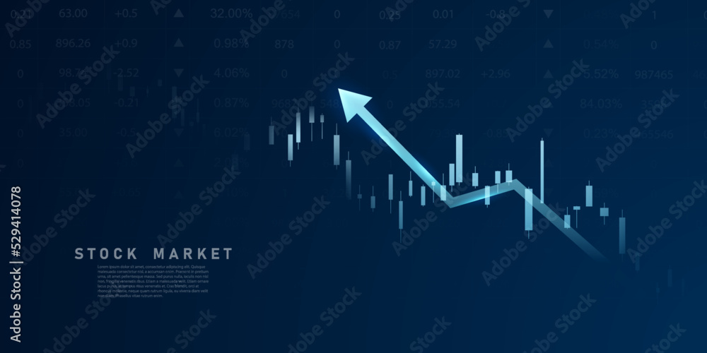 business vector illustration design Stock market charts or Forex ...