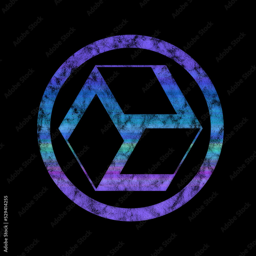 Antahkarana, Spiritual Symbol, Buddhism, Esotericism, purple shape ...