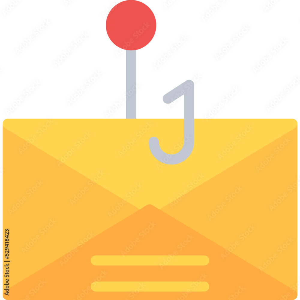 Email Phishing Icon Stock Vector | Adobe Stock
