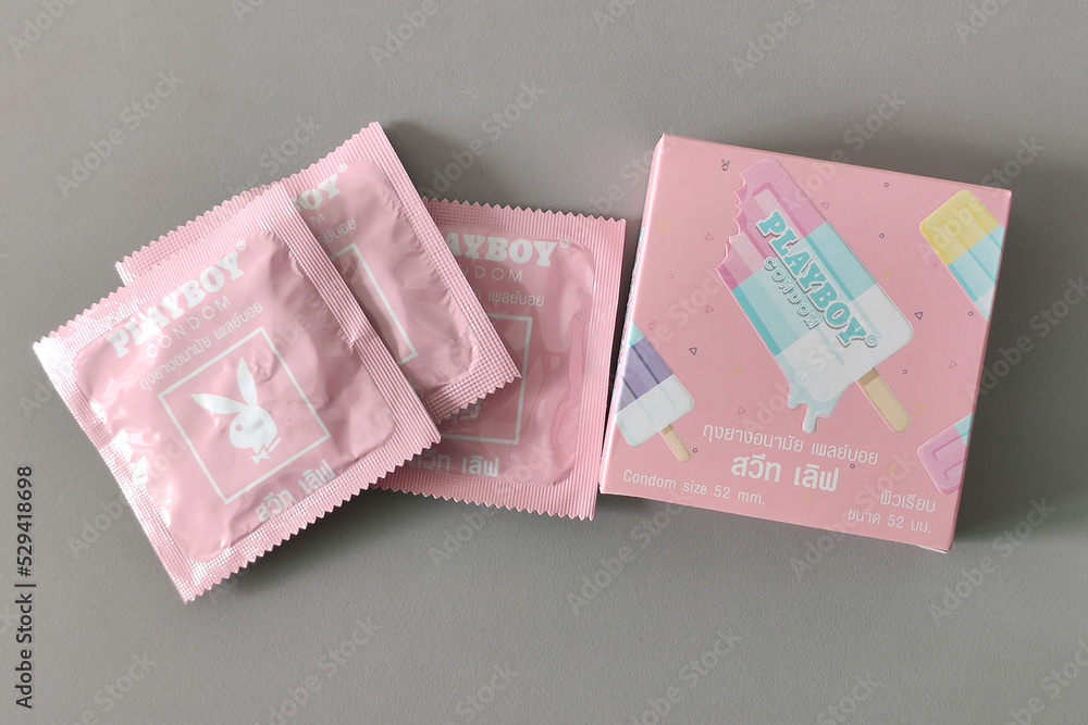 Pattayathailand September 09 2022a Box Of Playboy Condom Size 52 9891