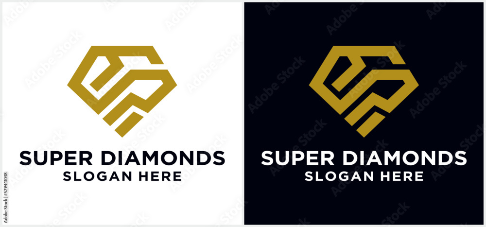 a collection of S Diamond Logos, Diamond logos with the initial letter ...