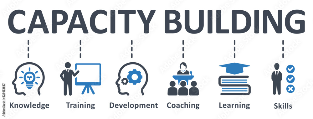 Capacity Building icon - vector illustration . Capacity, building ...