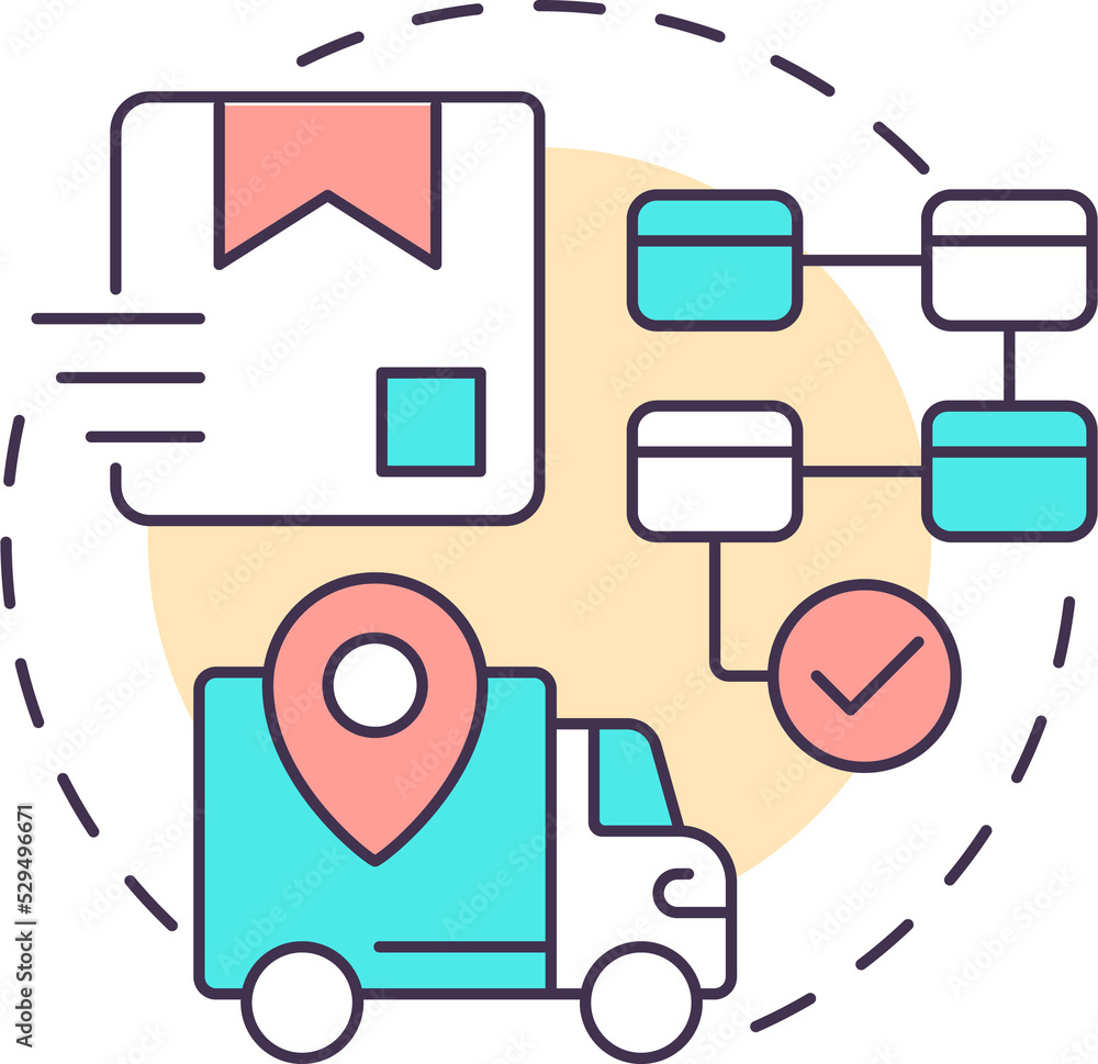 Channels concept icon. Product management instruments. Business model ...