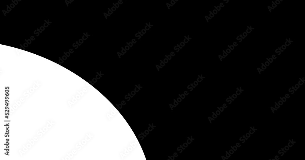 Simple round transition mask - circle cascade. Looped animation with ...