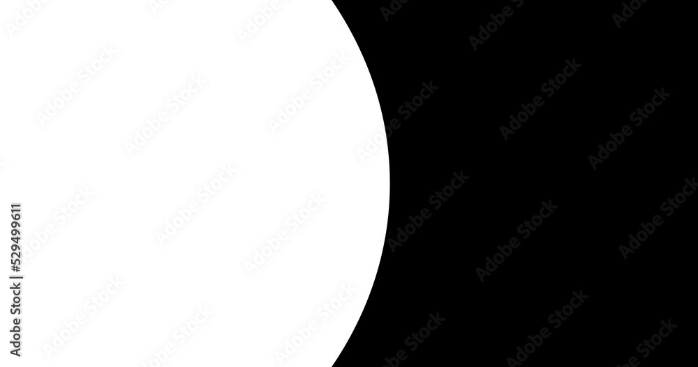 Simple round transition mask - circle cascade. Looped animation with ...
