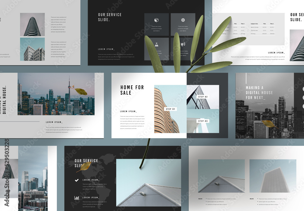 Real Estate Layout Stock Template | Adobe Stock