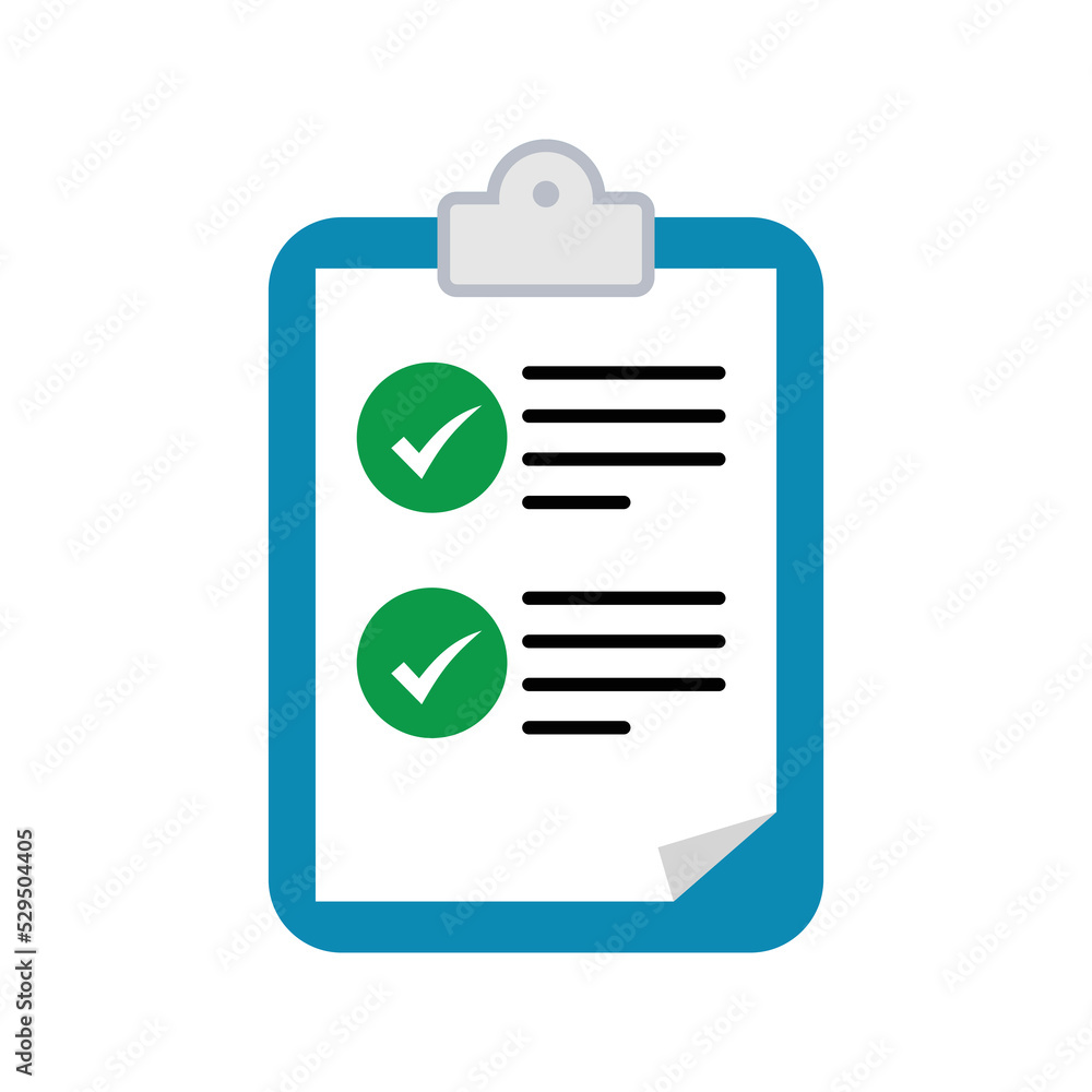 Checklist. Checklist icons. Checklist icon vector design illustration ...