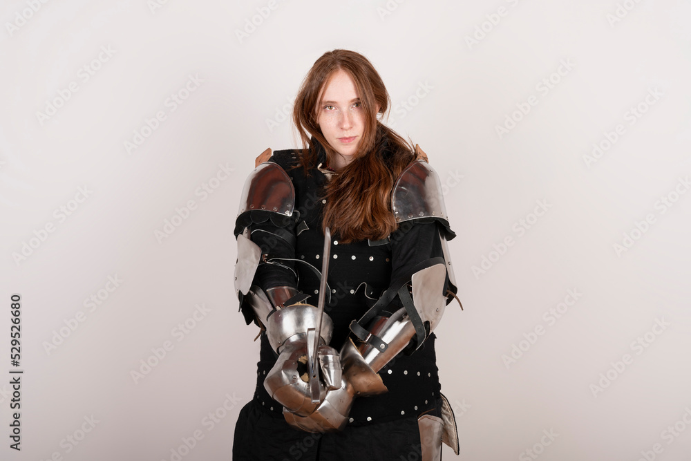 History of the Middle Ages. Portrait of a beautiful medieval female ...