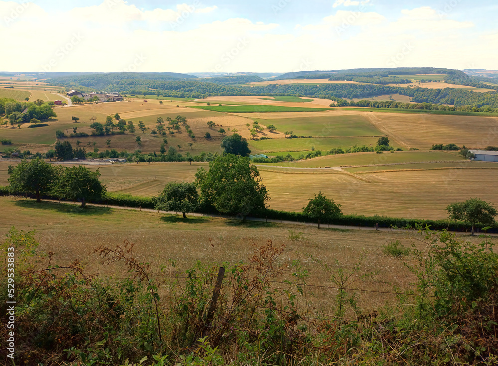 Landschaft im Mullerthal in Luxemburg bei Bigelbach und Beaufort in der ... Landschaft im Mullerthal in Luxemburg bei Bigelbach und Beaufort in der ...
