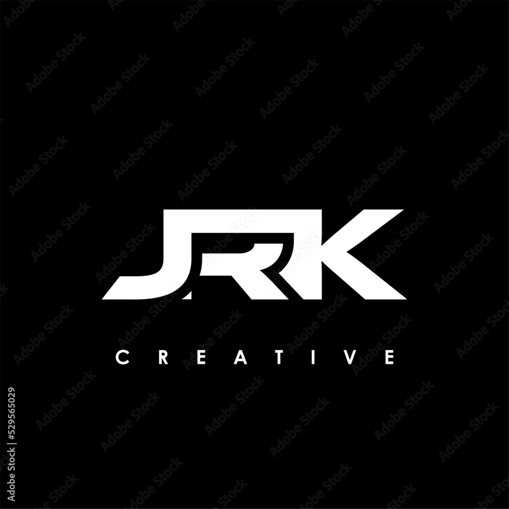 JRK Letter Initial Logo Design Template Vector Illustration Stock ...